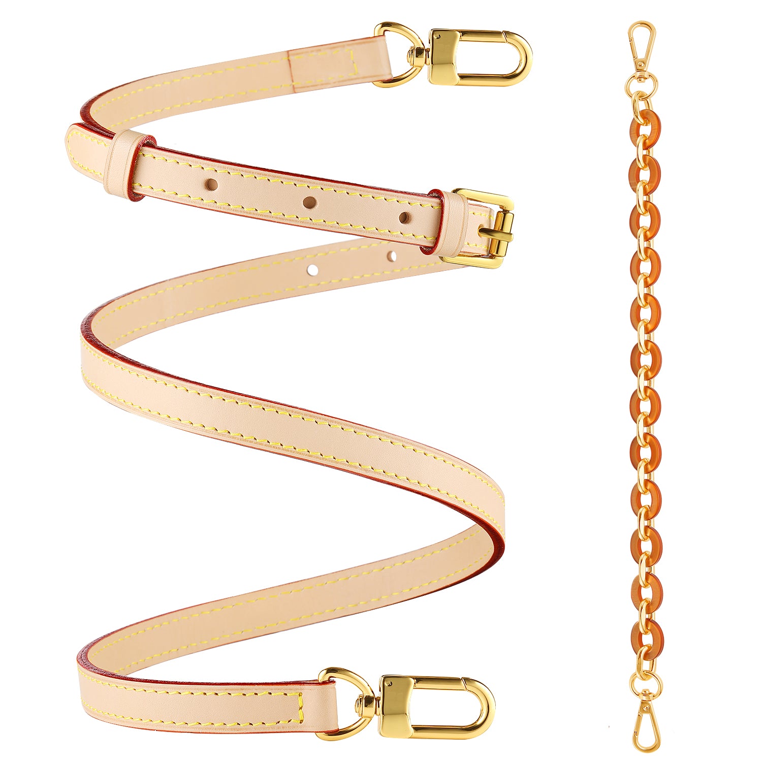 Vachetta Leather Replacement Strap Set – chiceco